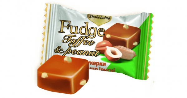 Конфеты "Fudge" toffee & peanut 1,7кг